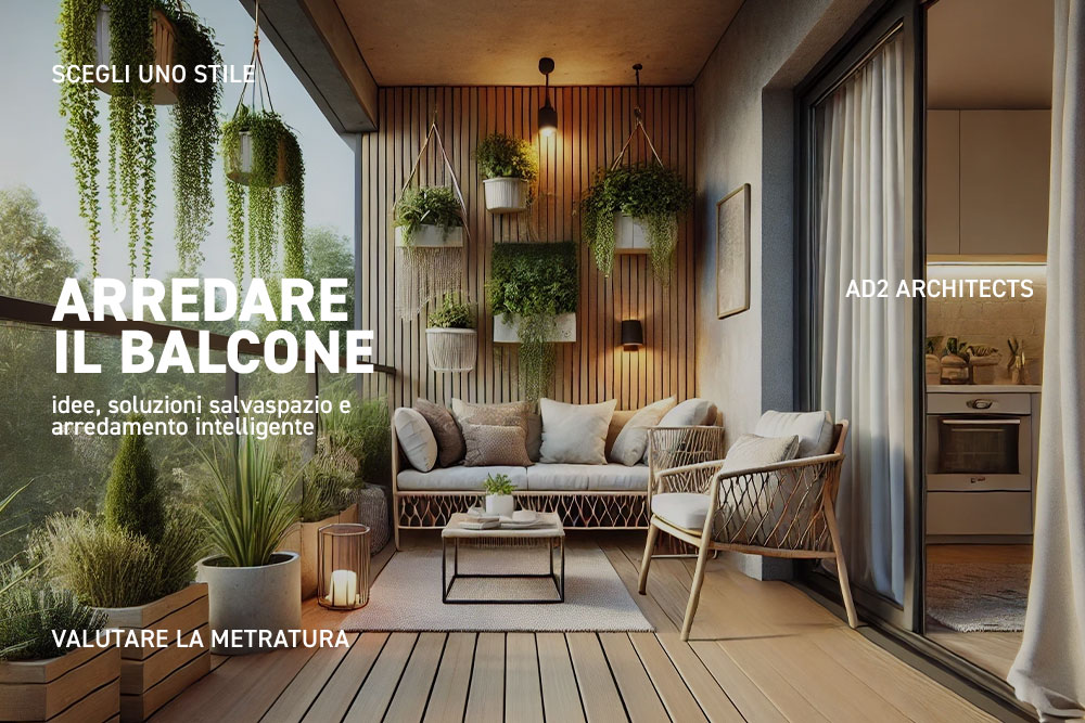 Arredare il balcone: idee e soluzioni per tutti gli spazi - AD2 Architects
